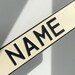 Beige License Plate Delete Name Plate Home Decor Metal Art - Etsy