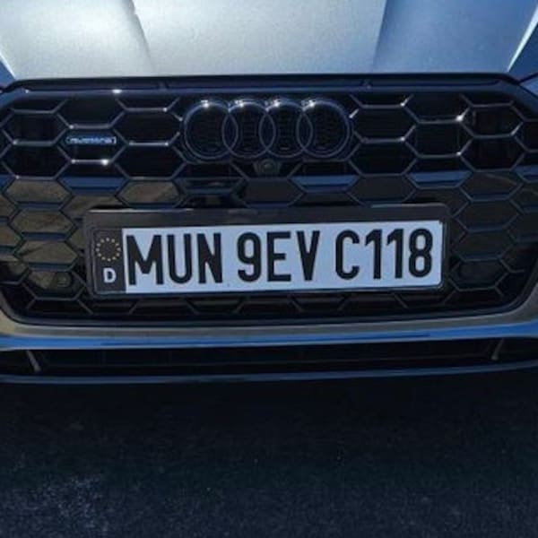 Stitch European License Plate - Etsy