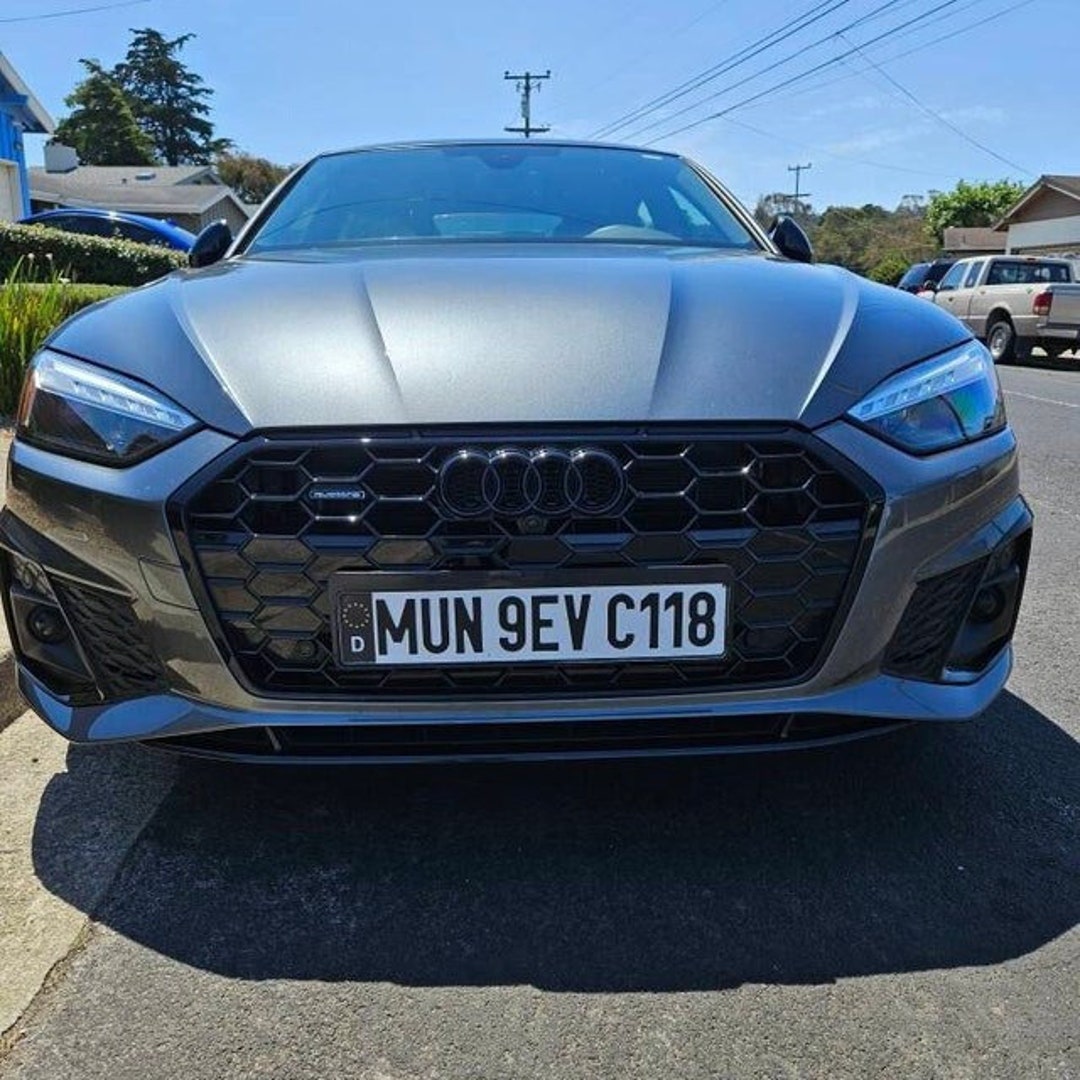 Custom European License Plate Name White German Reflective Copy ...