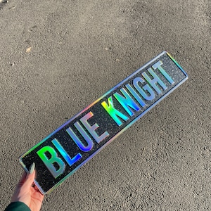 Custom Black Front License Plate Delete Home House Decor Metal ...