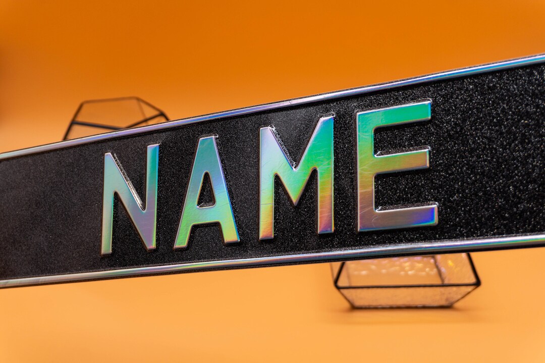 Custom License Plate, Name Sign Home House Decor Personalized Delete ...