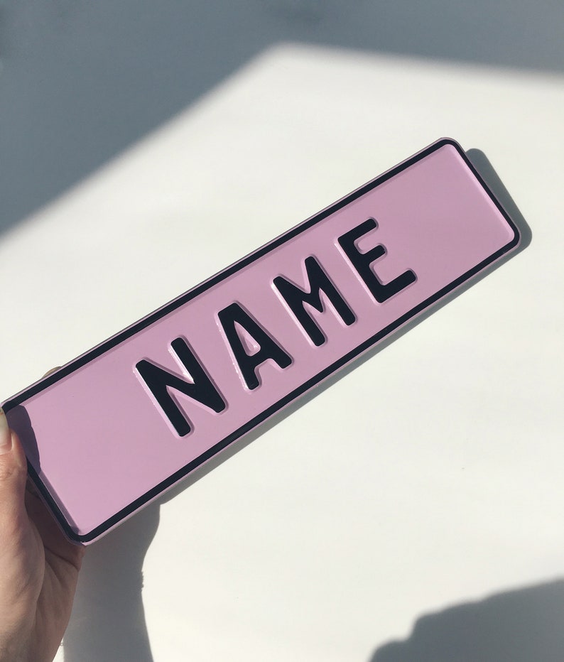 Lavander Pink Custom Plate Personalized Name Plaque Sign Phish - Etsy