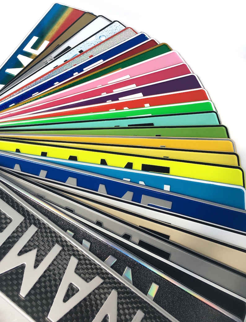 Custom Nameplate. Wall Panel Hangings. License Plate. Car | Etsy