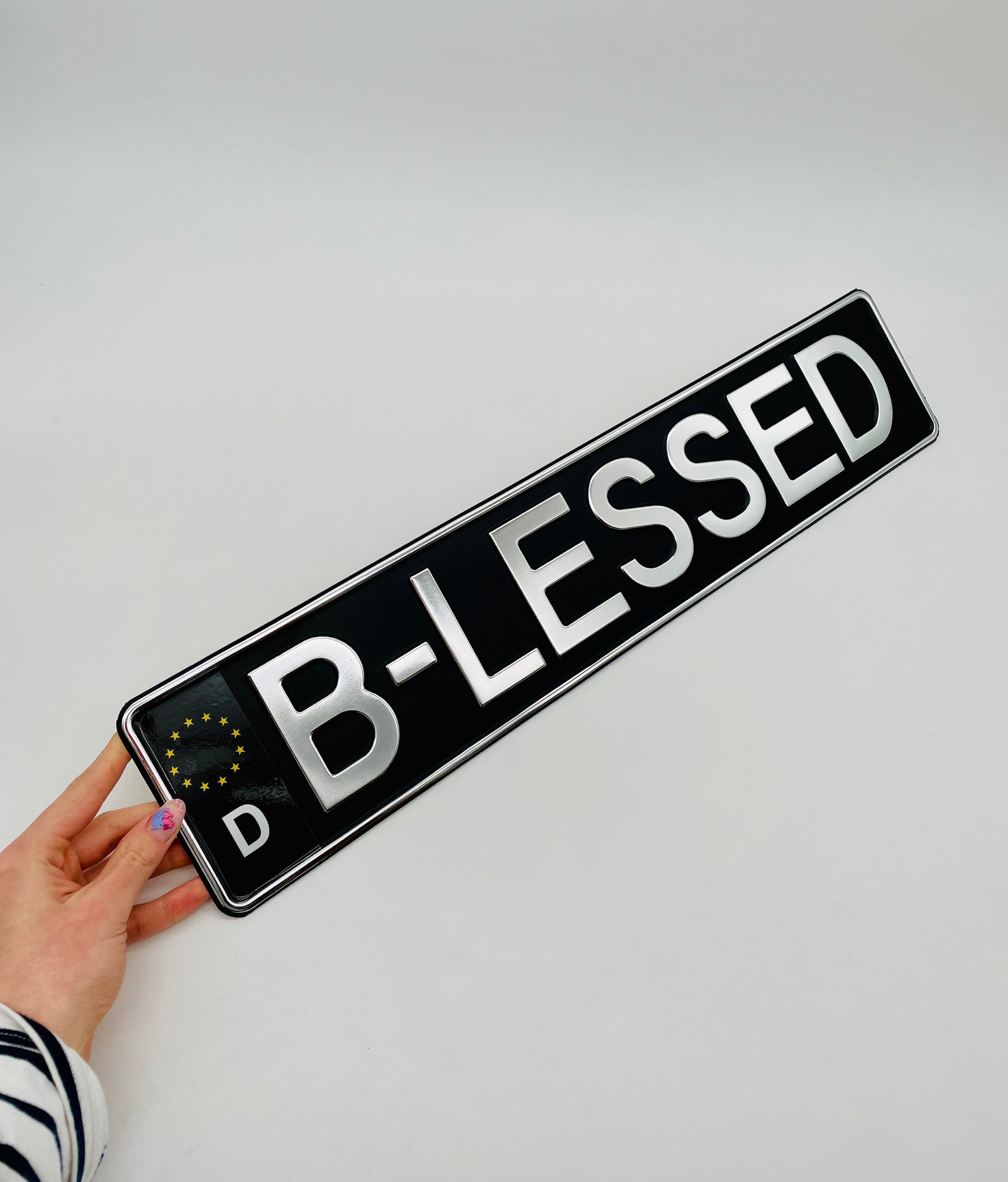 Custom Black European License Plate German Copy Personalized - Etsy