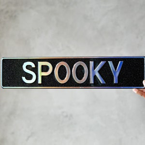 Custom Black on Black Nameplate Name Plate Black European License Home ...