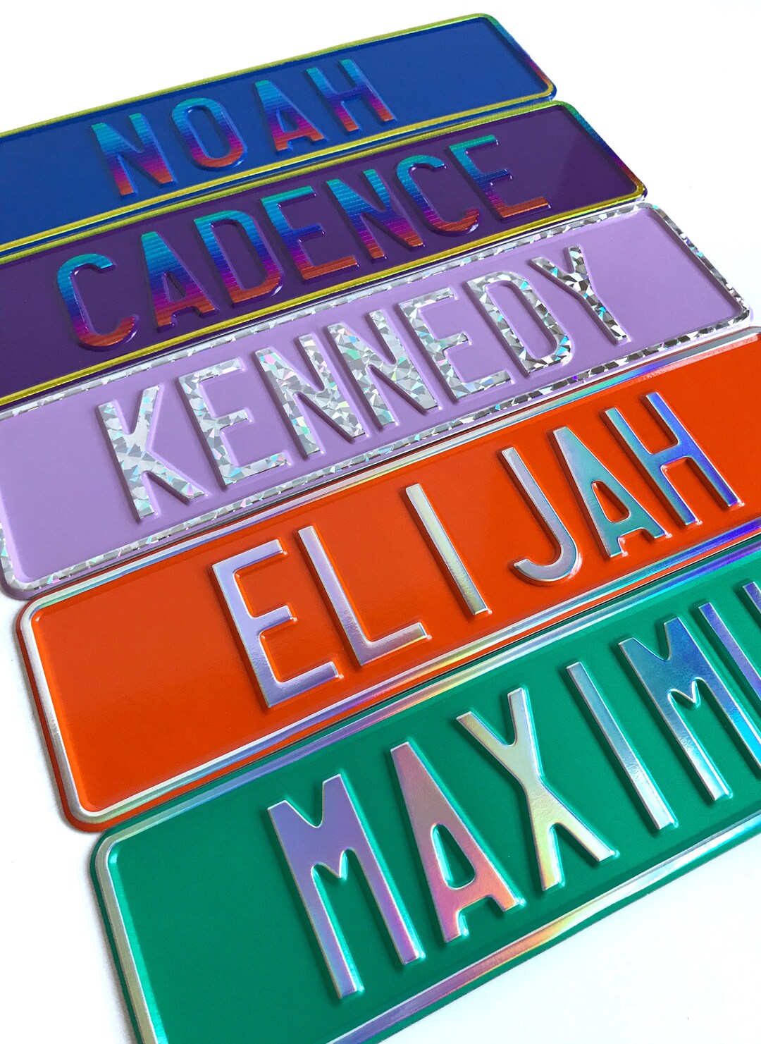 Custom Embossed Name Plate Sign: Personalized Metal Plaque - Etsy