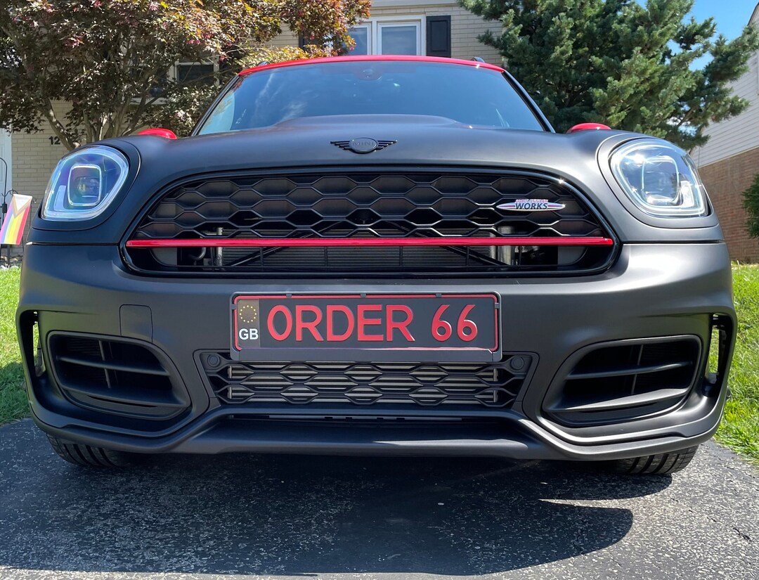 Custom Black European License Plate German Copy Personalized Delete ...
