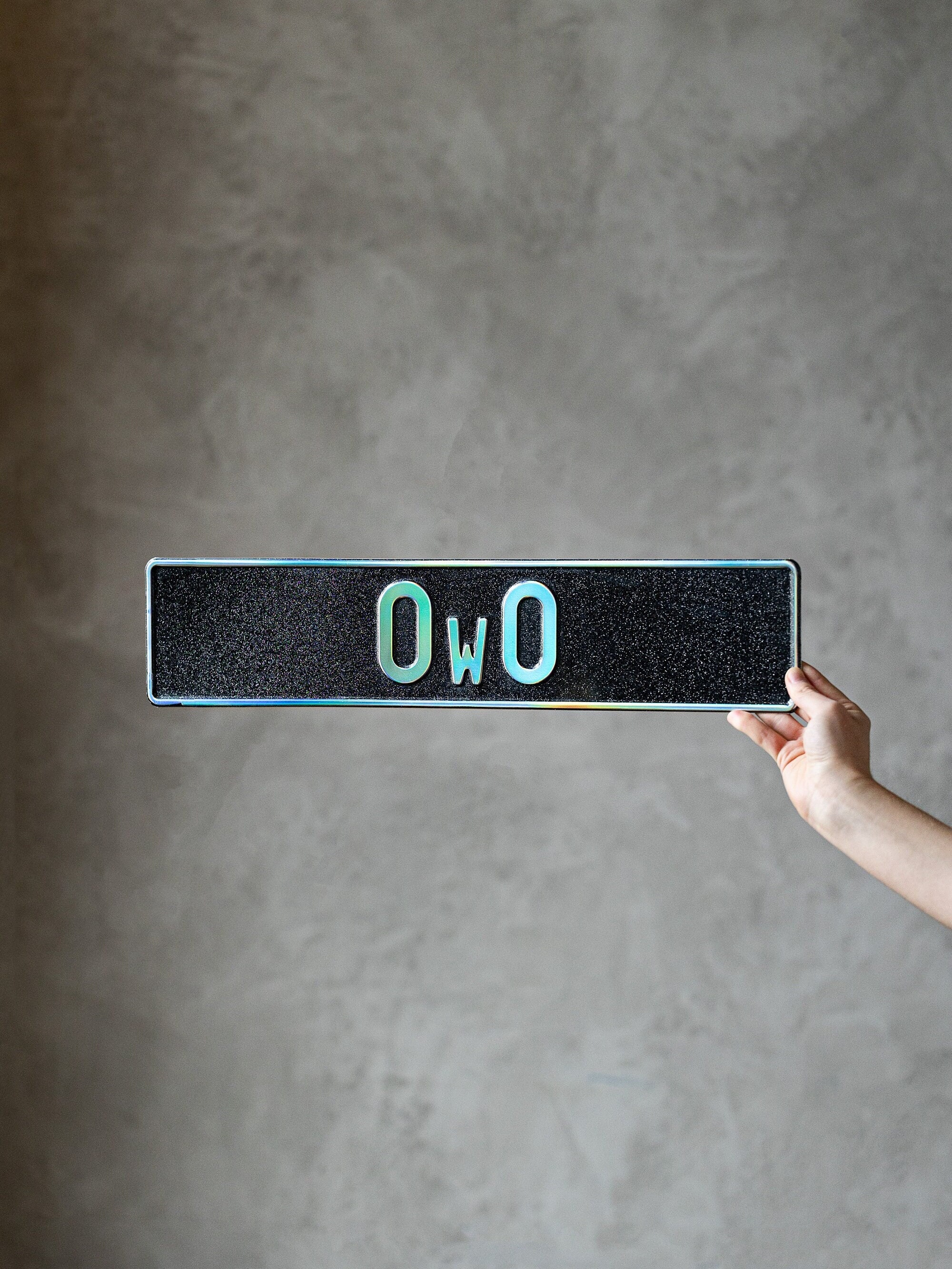 Custom Black Front License Plate Delete Home House Decor Metal ...