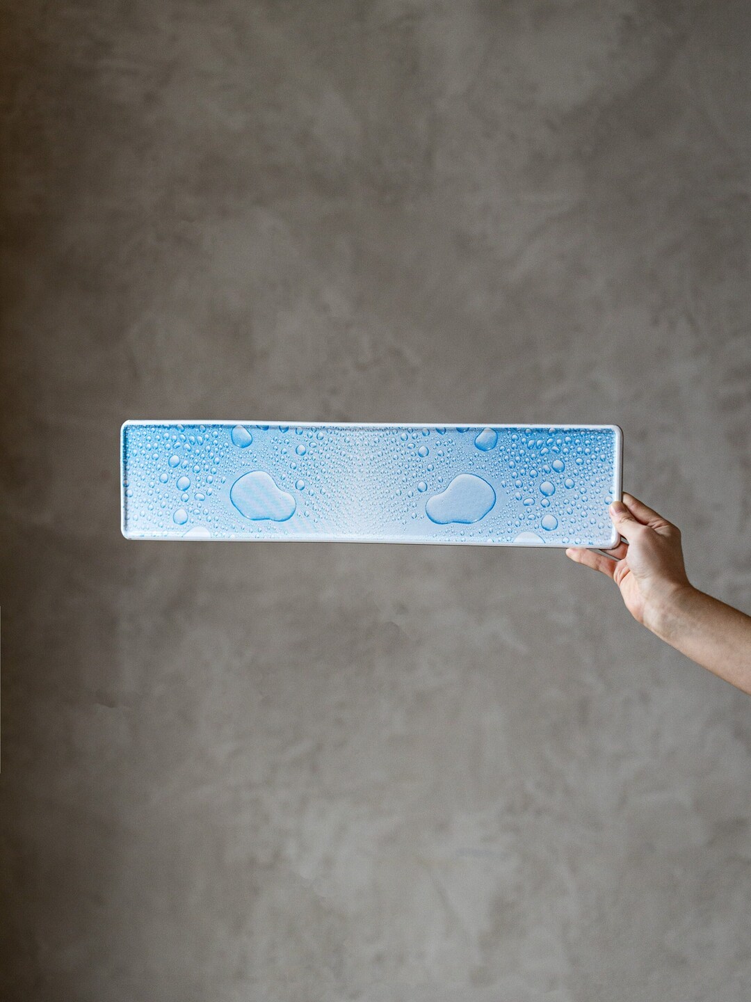 Blank Blue Water Sign Front European License Plate Delete Home Decor ...