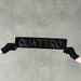 Custom Black on Black Nameplate Name Plate European License Home Decor ...