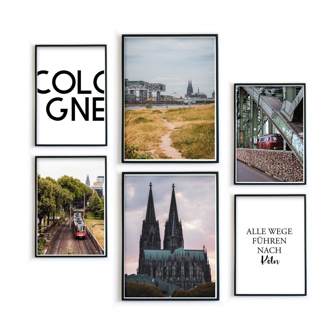 Cologne Poster Set | All Roads Lead to Cologne – Pictures of the ...