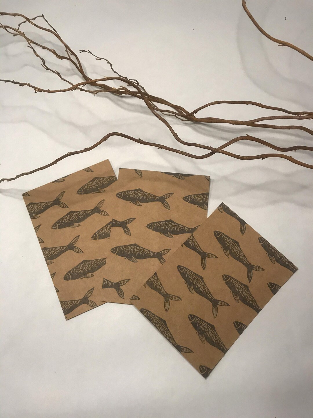 Salmon Cards - Etsy
