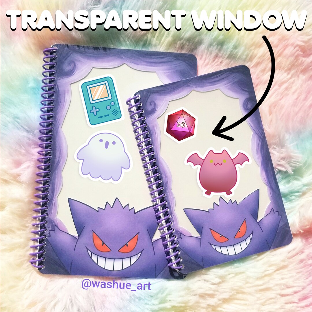 Gengar Ita Sticker Book Reusable Sticker Book Sticker - Etsy