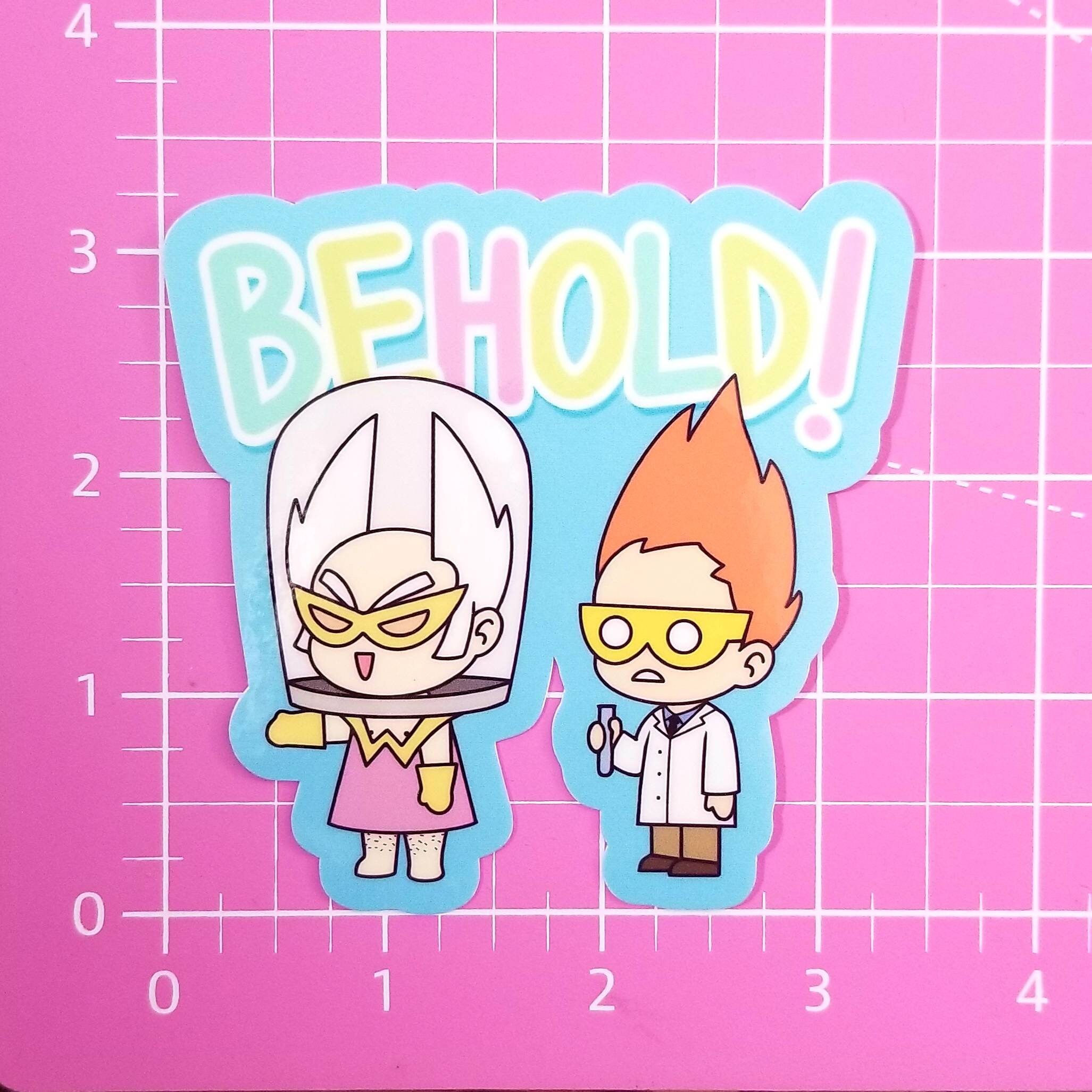 Dr. Weird and Steve ATHF Vinyl Sticker Holographic - Etsy