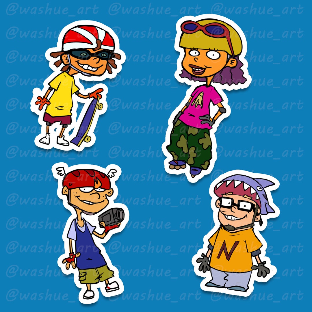 CN Rocket Power Vinyl Stickers | Ed, Edd, N Eddy Style Stickers - Etsy