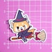 Halloween Retsuko Vinyl Sticker | Red Panda Sticker | Cute Witch ...