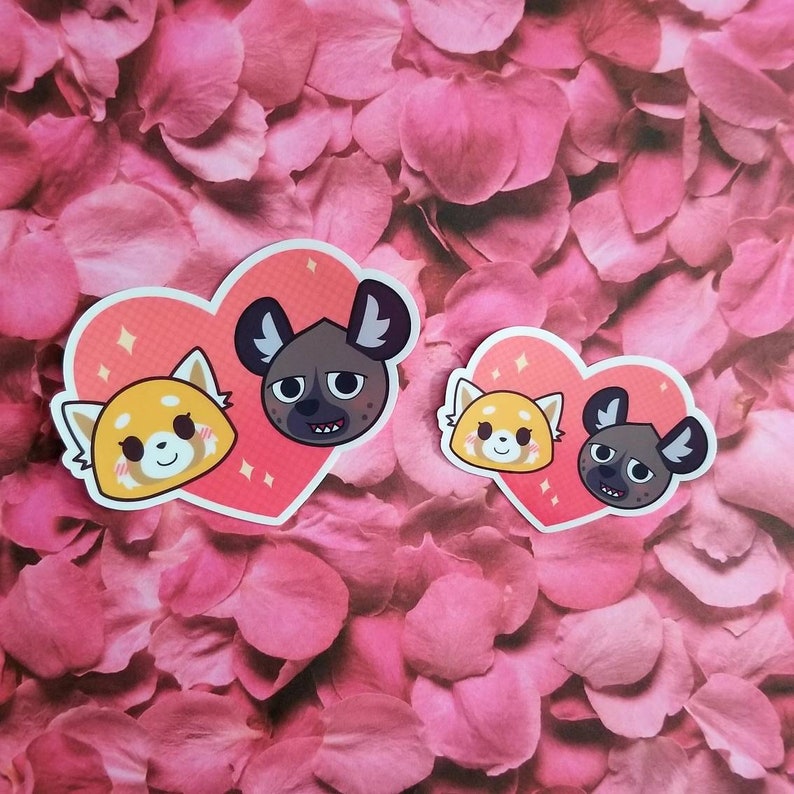 Retsuko X Haida Vinyl Sticker - Etsy