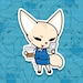 Retsuko X Haida Vinyl Sticker - Etsy