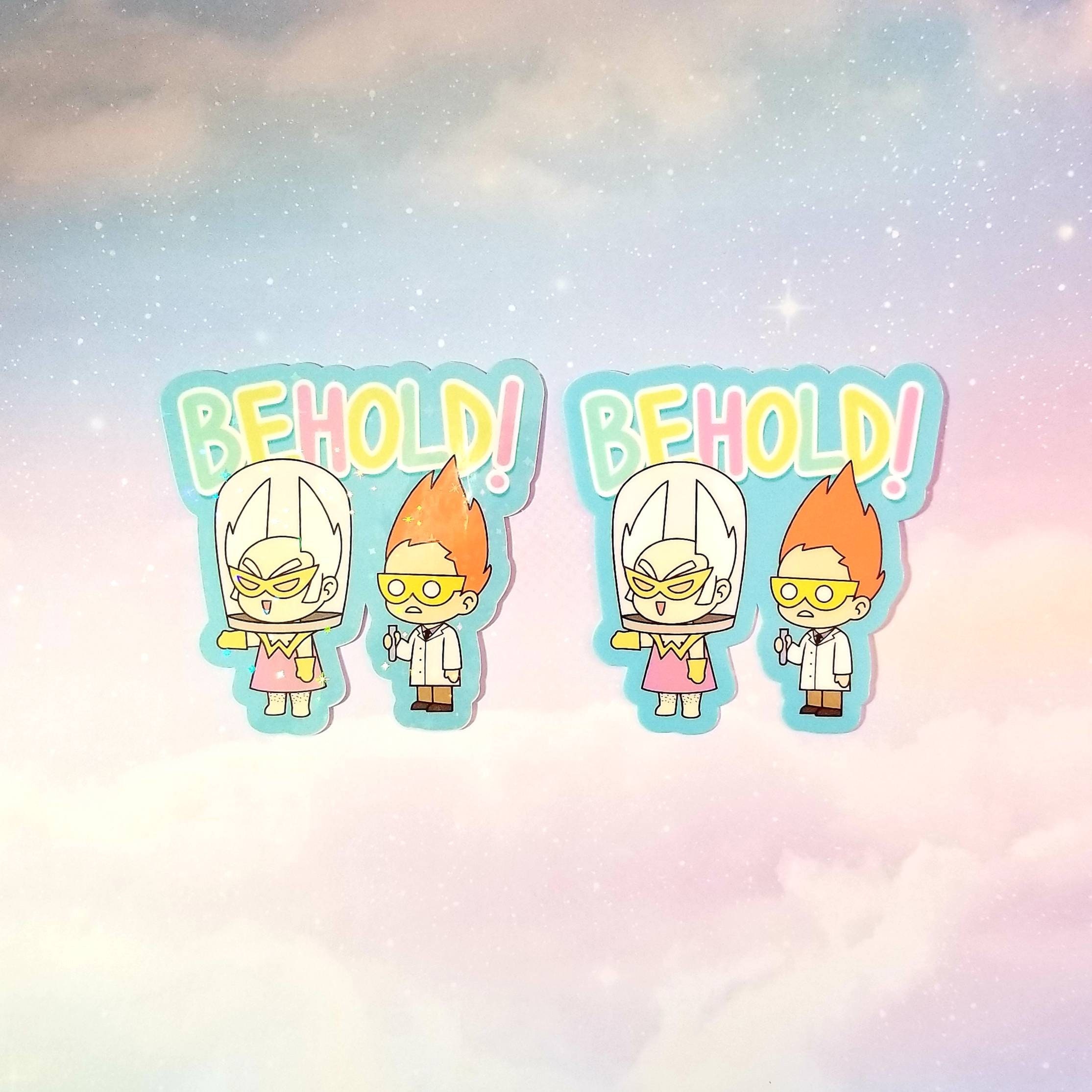 Dr. Weird and Steve ATHF Vinyl Sticker Holographic - Etsy