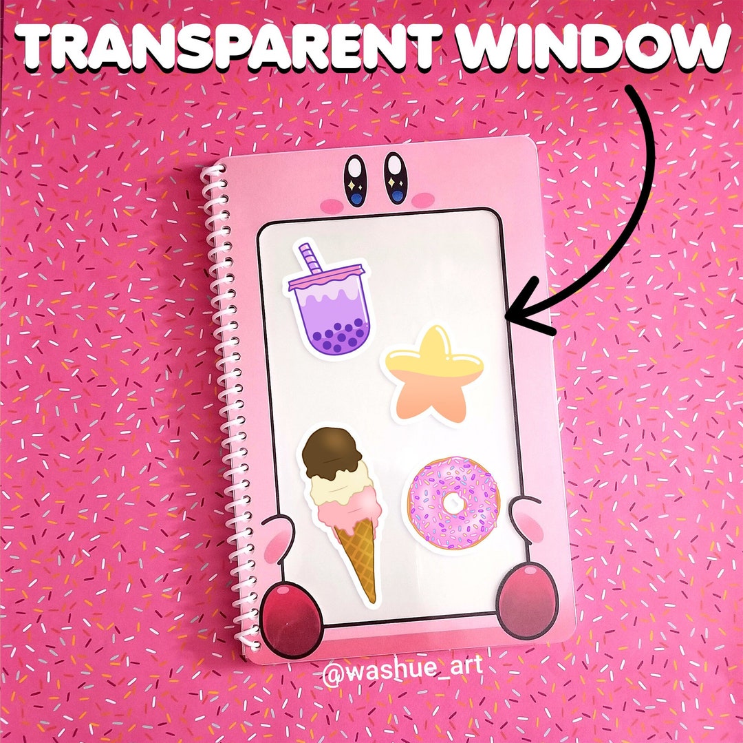 Kirby Ita Sticker Book Reusable Sticker Book Sticker - Etsy