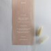 Nude Translucent Vellum Menu, Minimal Wedding Menu, Blush Elegant Menu ...