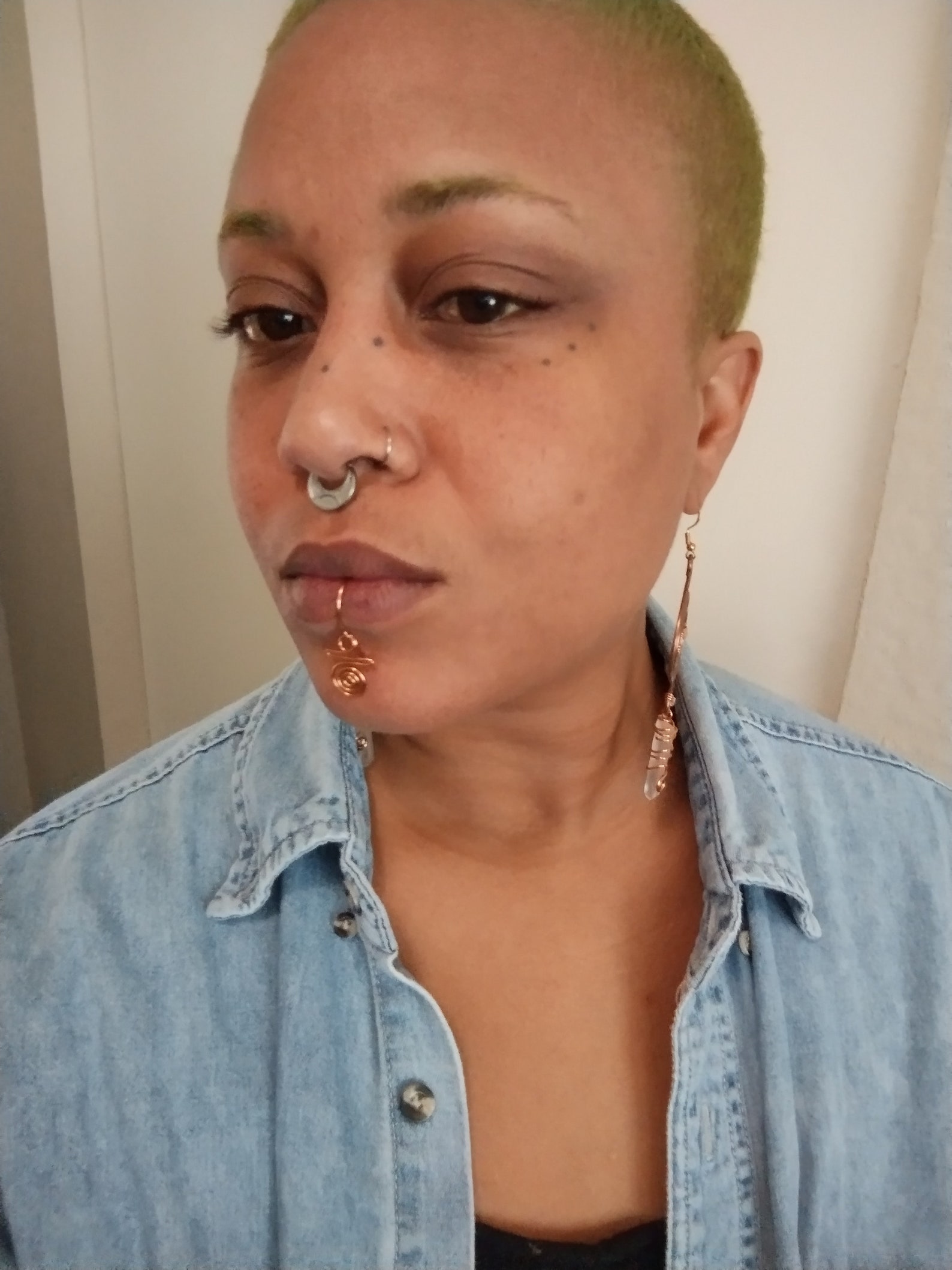 Yemaya Goddess Lip Cuff adjustable Lip Cuff NO PIERCING - Etsy