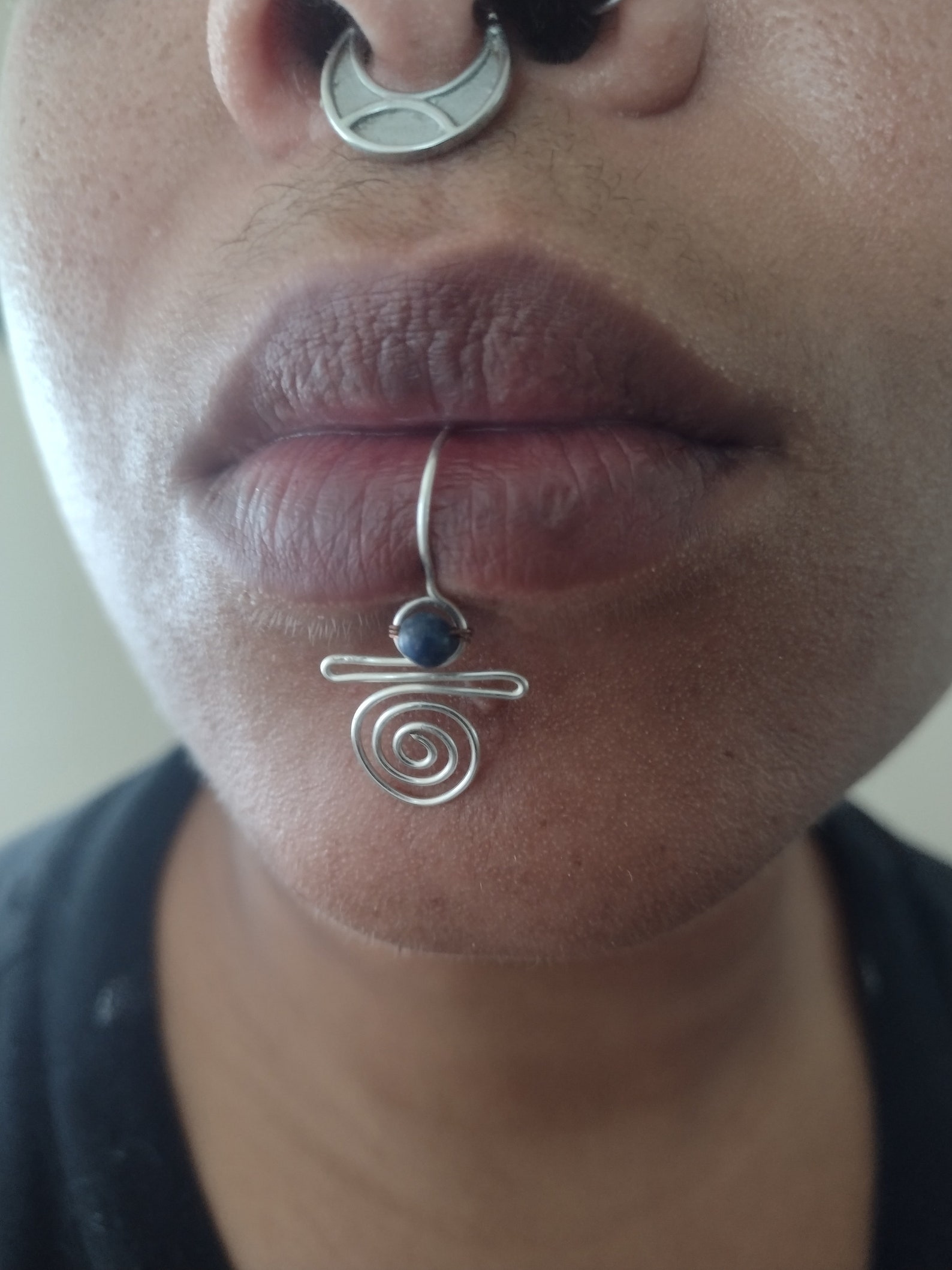 Yemaya Goddess Lip Cuff adjustable Lip Cuff NO PIERCING - Etsy