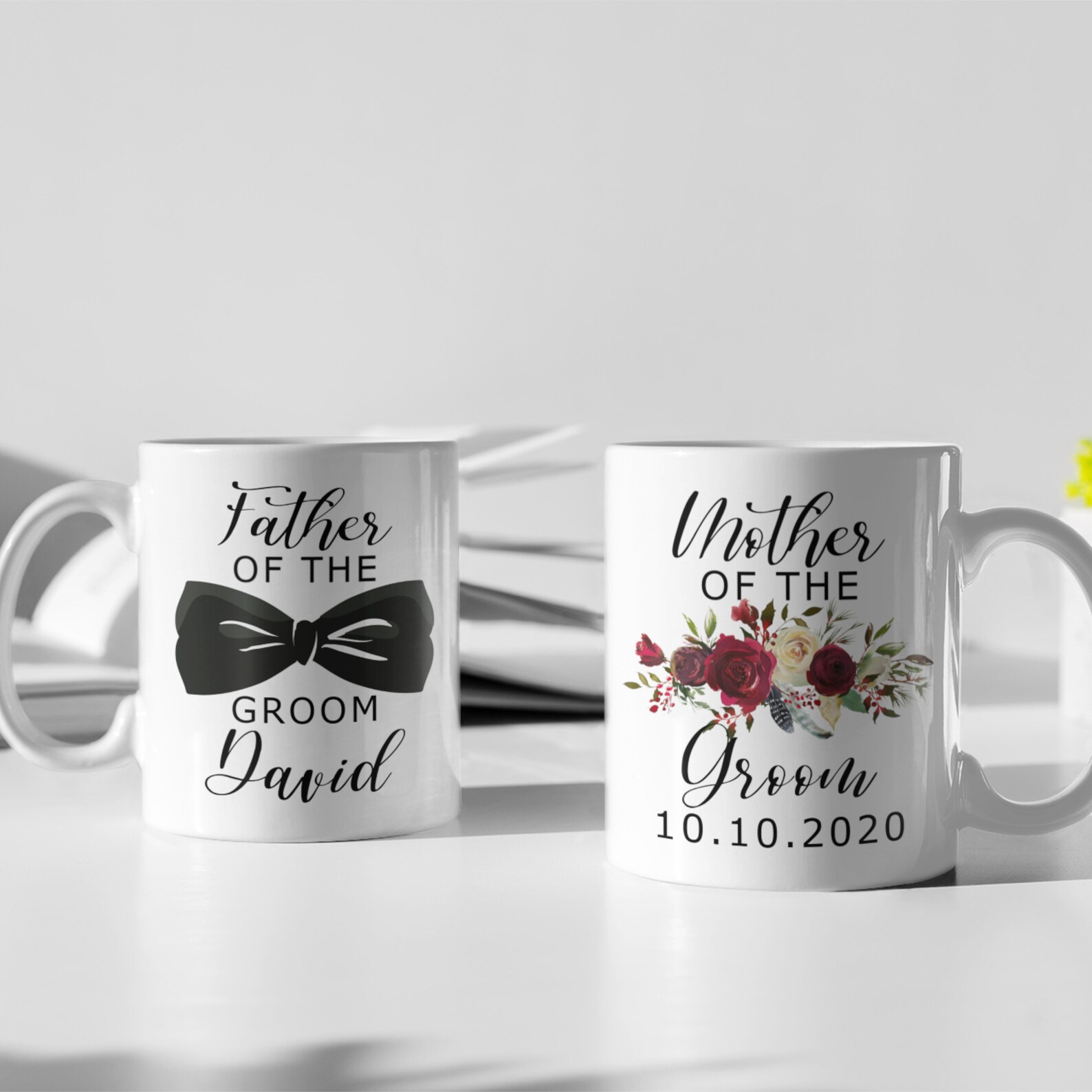 Bride and Groom Parents Wedding Gift, Father of the Bride Gift Set ...