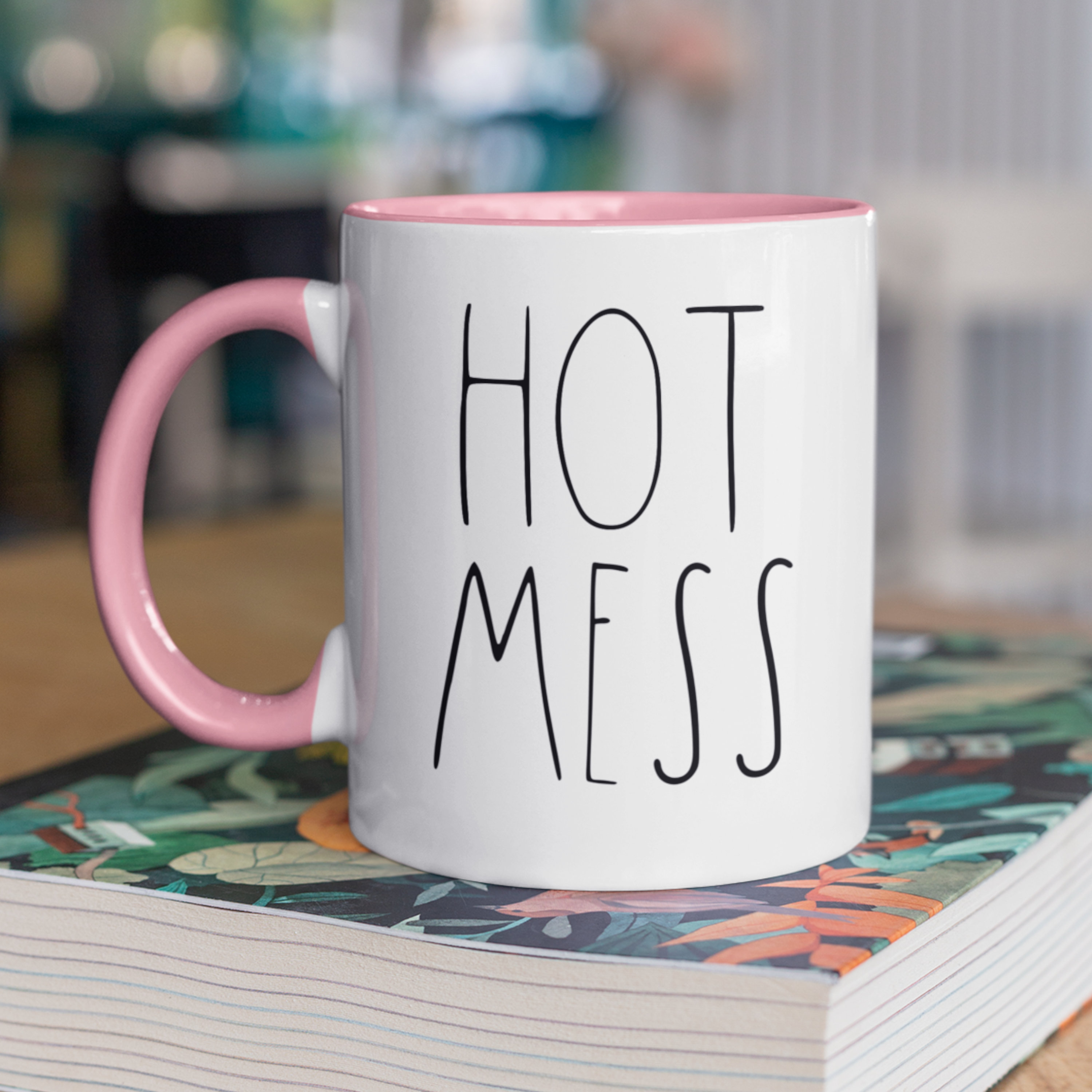 Rae Dunn Hot Mess, Coffee Mugs Gifts for Her, Inspirational Quotes ...