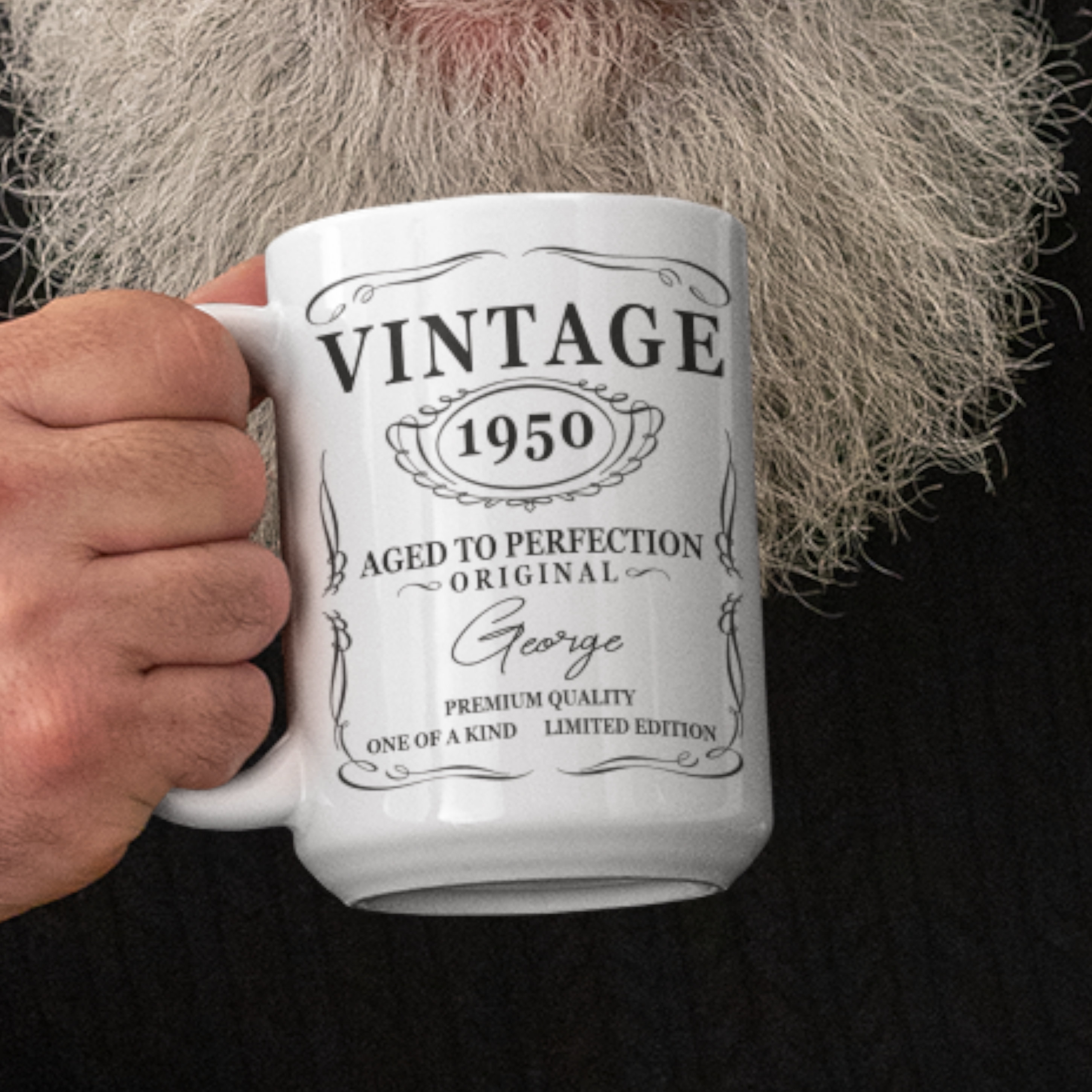 70th Birthday Custom Coffee Mug 70 Years Old Birthday Gift | Etsy