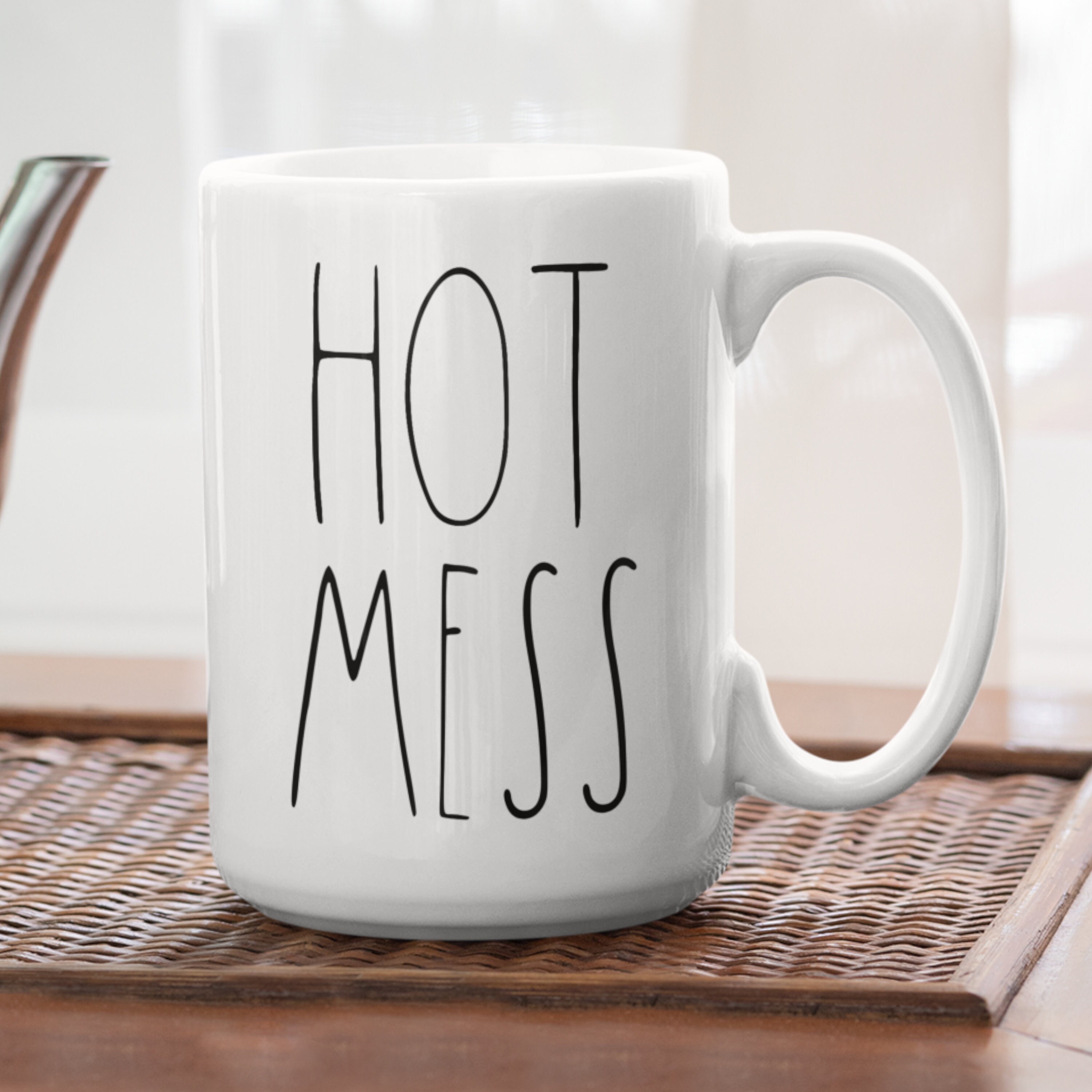Rae Dunn Hot Mess Coffee Mugs Gifts for Her Inspirational | Etsy
