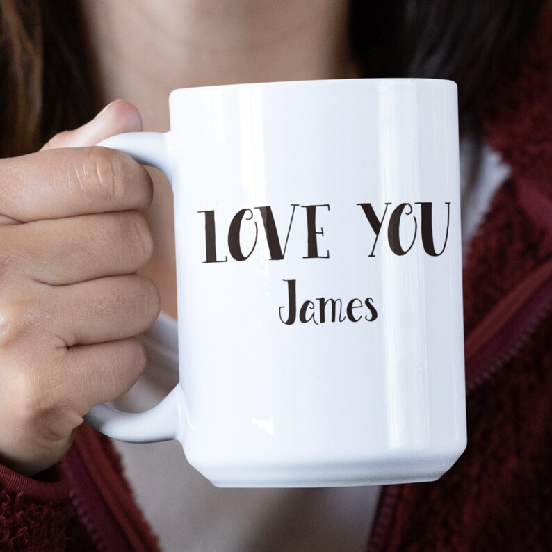 Best Girlfriend Ever Custom Love Mug, Boyfriend Name Unique Gifts for ...