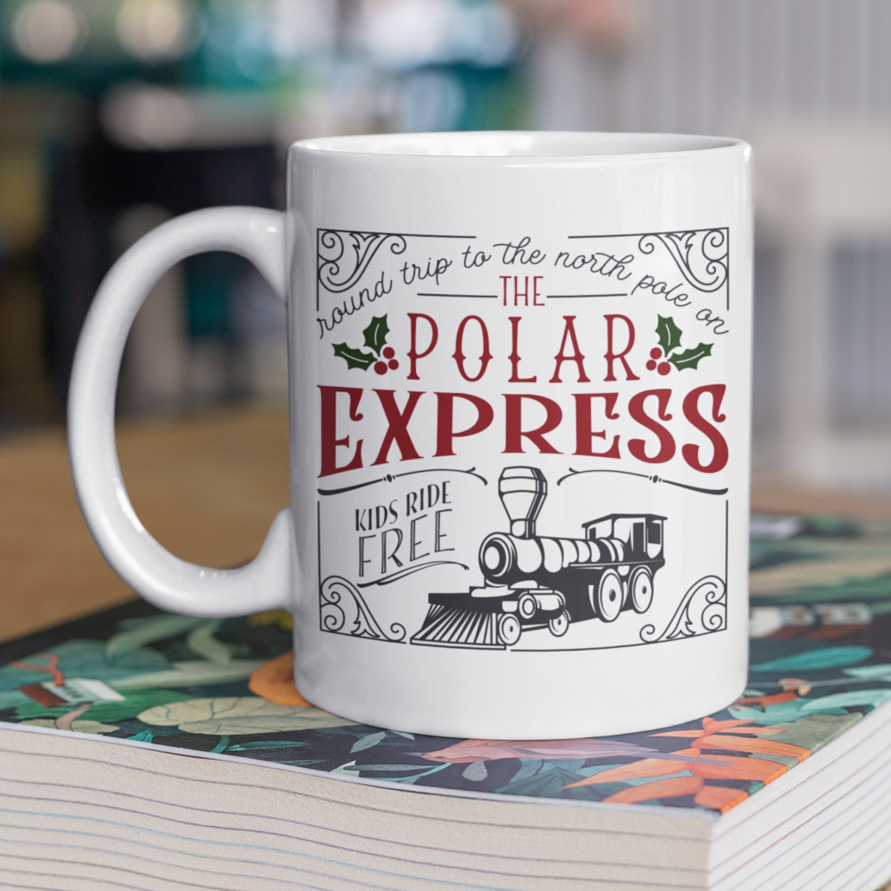 Polar express christmas mug Christmas train holiday gift | Etsy