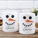Snowman Christmas Mug. Custom Name Christmas Gift. Snowman Christmas ...