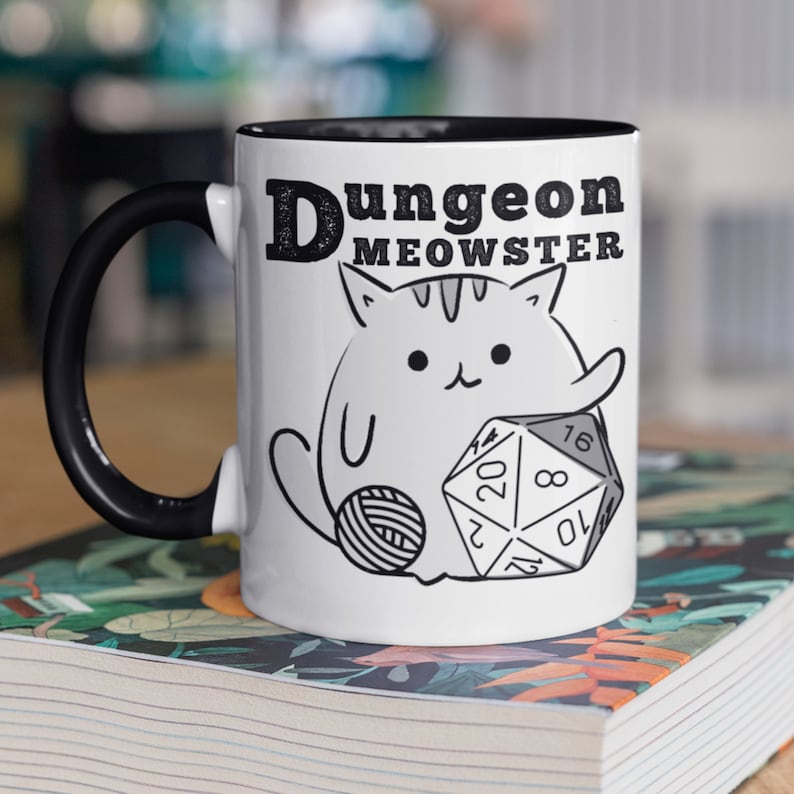 Dungeon Master Coffe Mug, D and D Coffee Cup, Dungeon and Dragons Tea ...