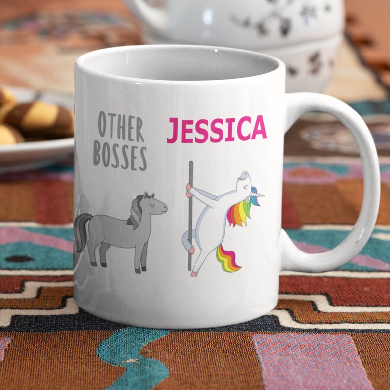 Boss Unicorn Coffee Cup Girl Boss Unicorn Mug Boss Lady - Etsy