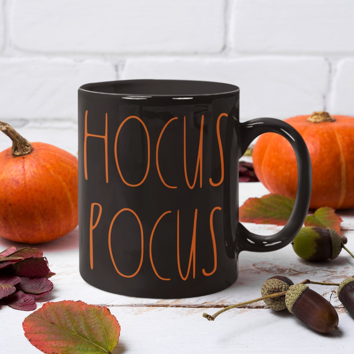 Rae Dunn Inspired Hocus Pocus Mug, Rae Dunn Halloween Mugs, Happy Halloween Witch Mug, Day of ...
