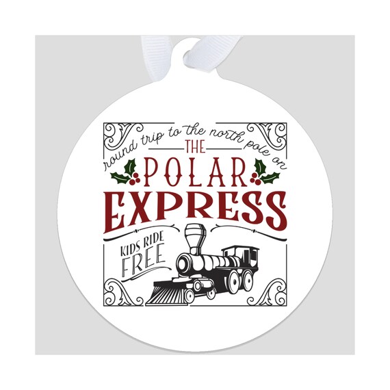 The Polar Express Christmas Ornaments Christmas Train Holiday | Etsy