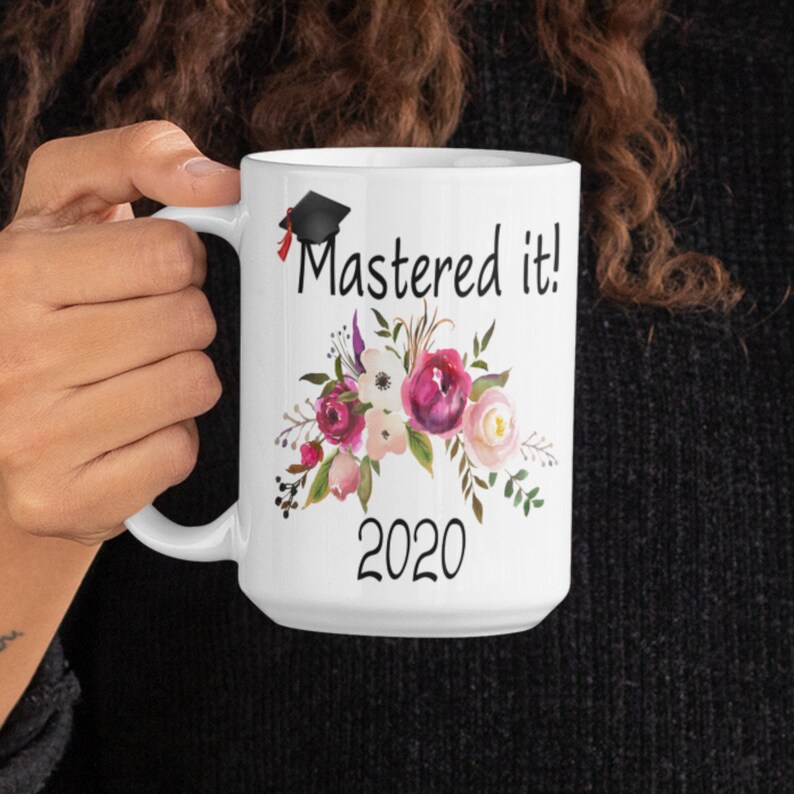 Masters Degree Gift for Graduate, Graduate Student Custom Coffee Mug ...
