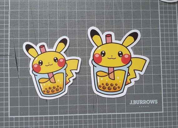 Pikachu Boba Sticker Digital Art & Collectibles etna.com.pe