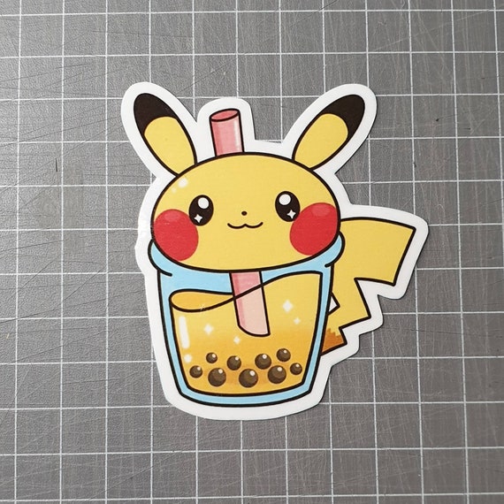 Pikachu Boba Sticker Digital Art & Collectibles etna.com.pe