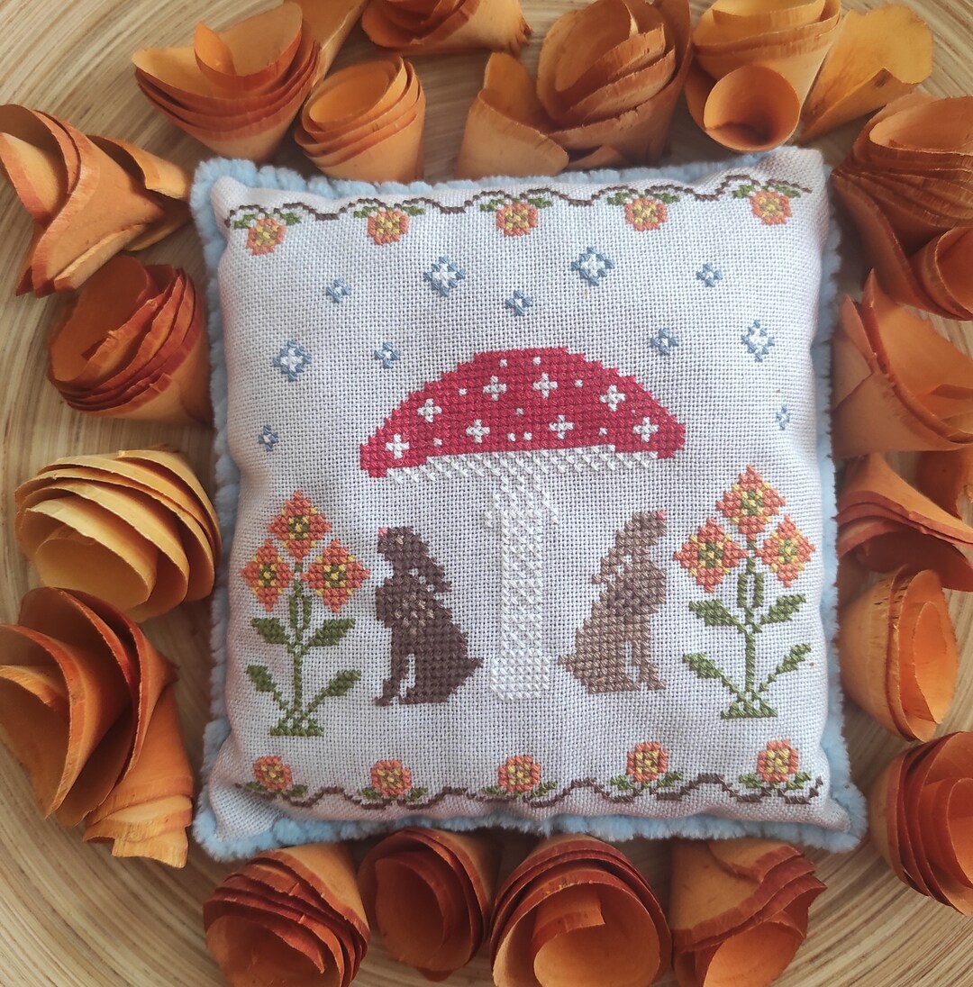 November Rain Happy Bunny Year, Original Cross Stitch Pattern, PDF ...