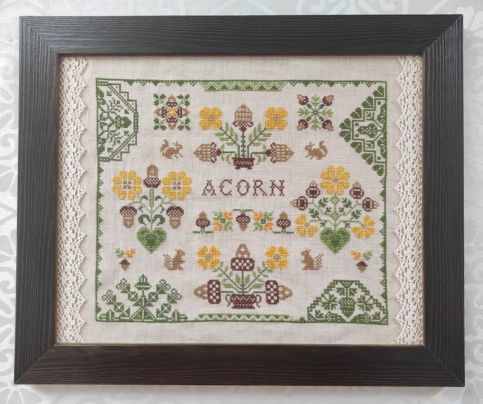 Acorn Sampler/original Cross Stitch Design/pdf - Etsy