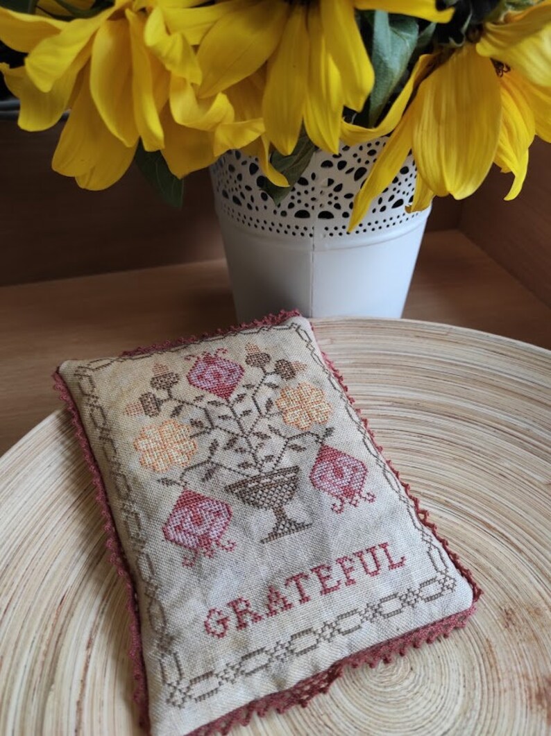 Grateful / Original Cross Stitch Design / Pdf / Autumn Design ...