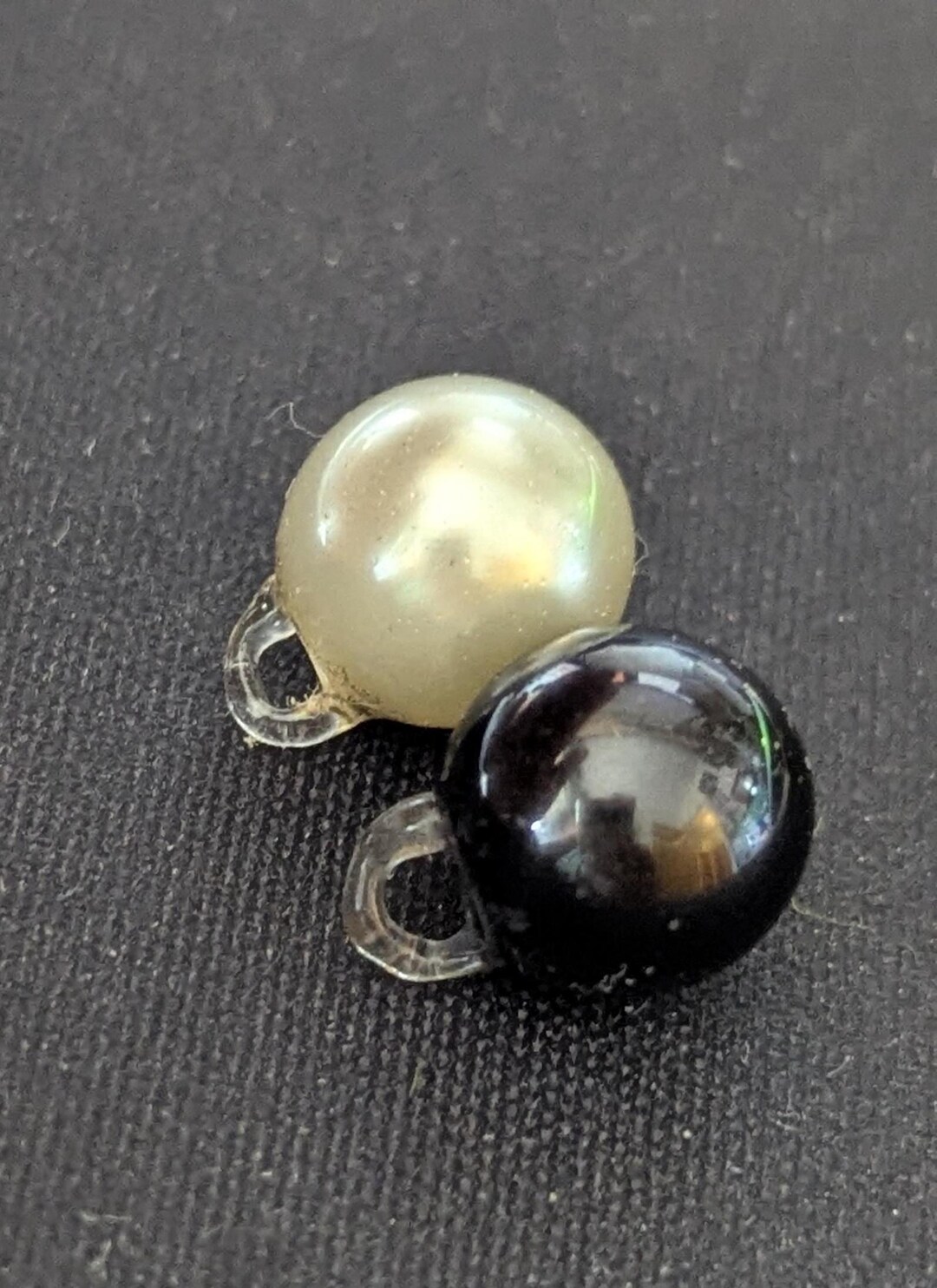 1920s Hand Made Glass Ball Buttons. - Etsy