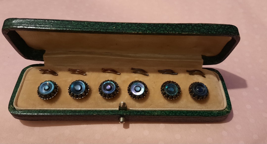Antique Buttons, Lilac Mother-of-pearl, Set of 6 (12mm) C1800s - Etsy