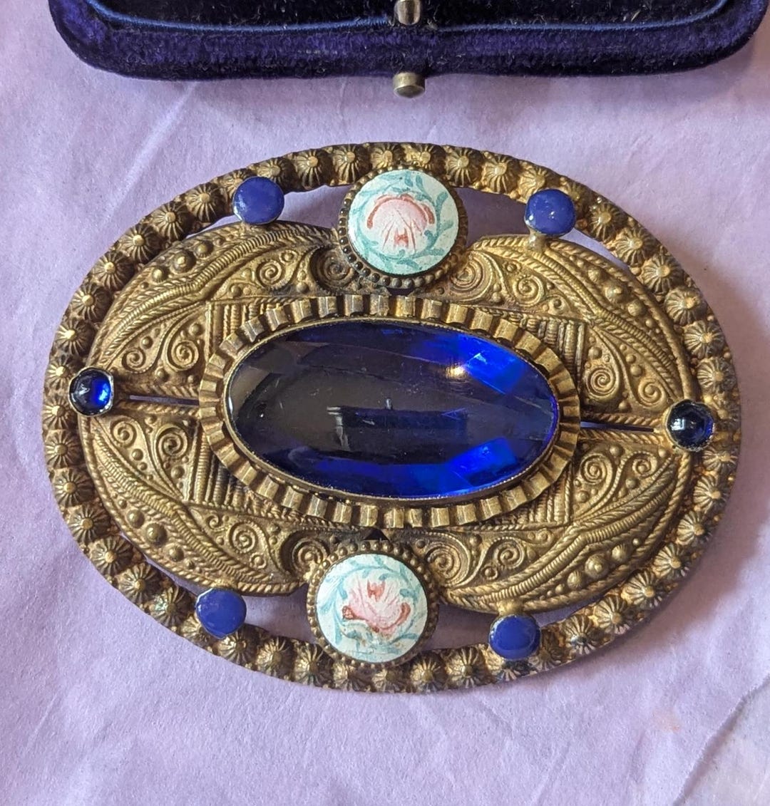 Egyptian Revival Edwardian Buckle. - Etsy