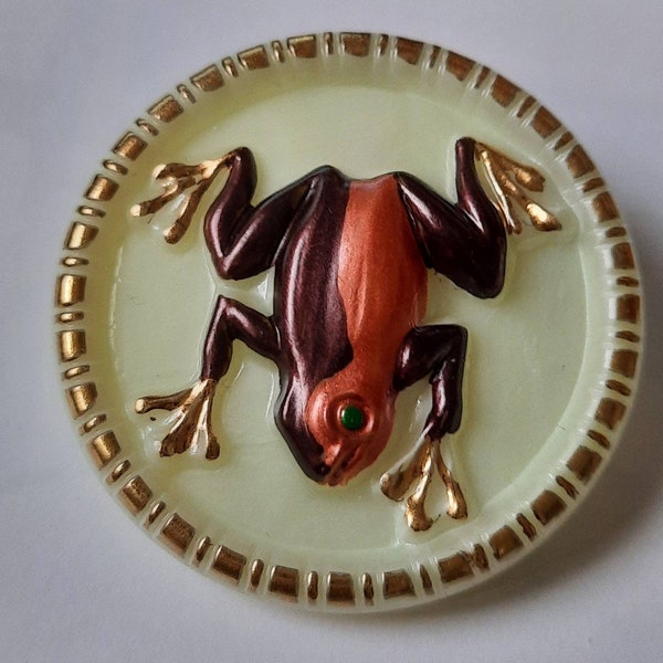 Frog Button - Etsy