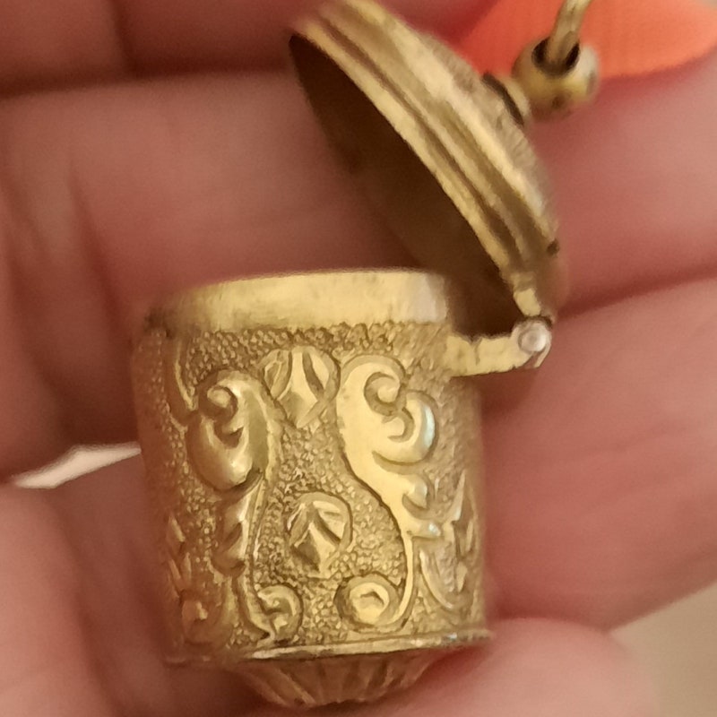 Silver Thimble Case - Etsy