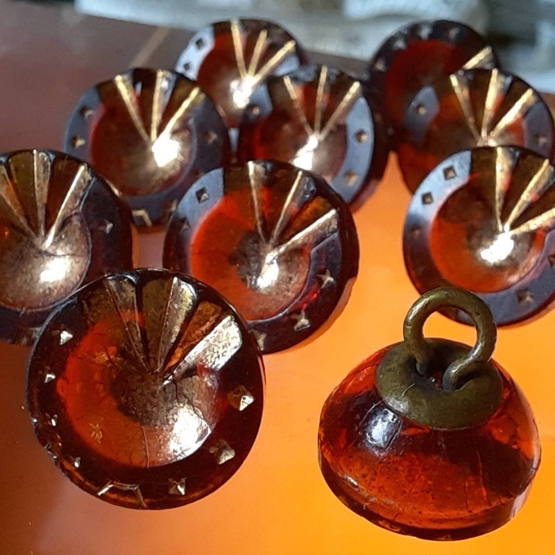 Amber Buttons - Etsy